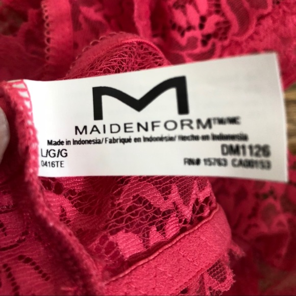Maidenform | Intimates & Sleepwear | Maidenform Lace Tback Bikini Pink ...
